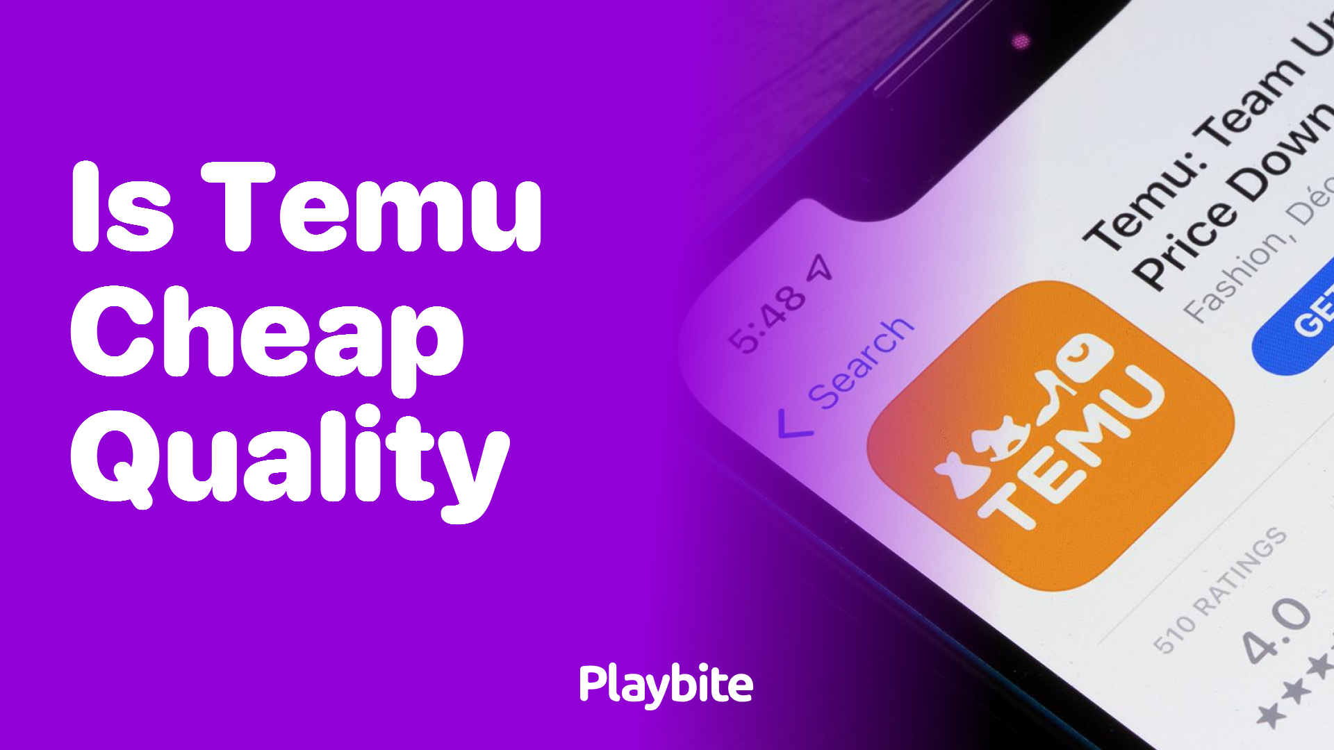 Is Temu Known for Cheap Quality? - Playbite