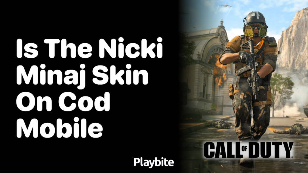 Is the Nicki Minaj Skin on COD Mobile? - Playbite