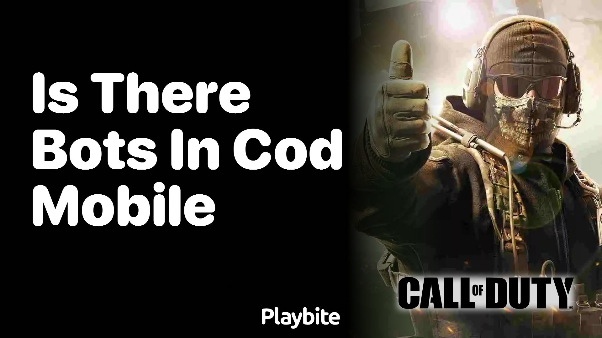 Is There Bots in COD Mobile? Unveiling the Mystery - Playbite