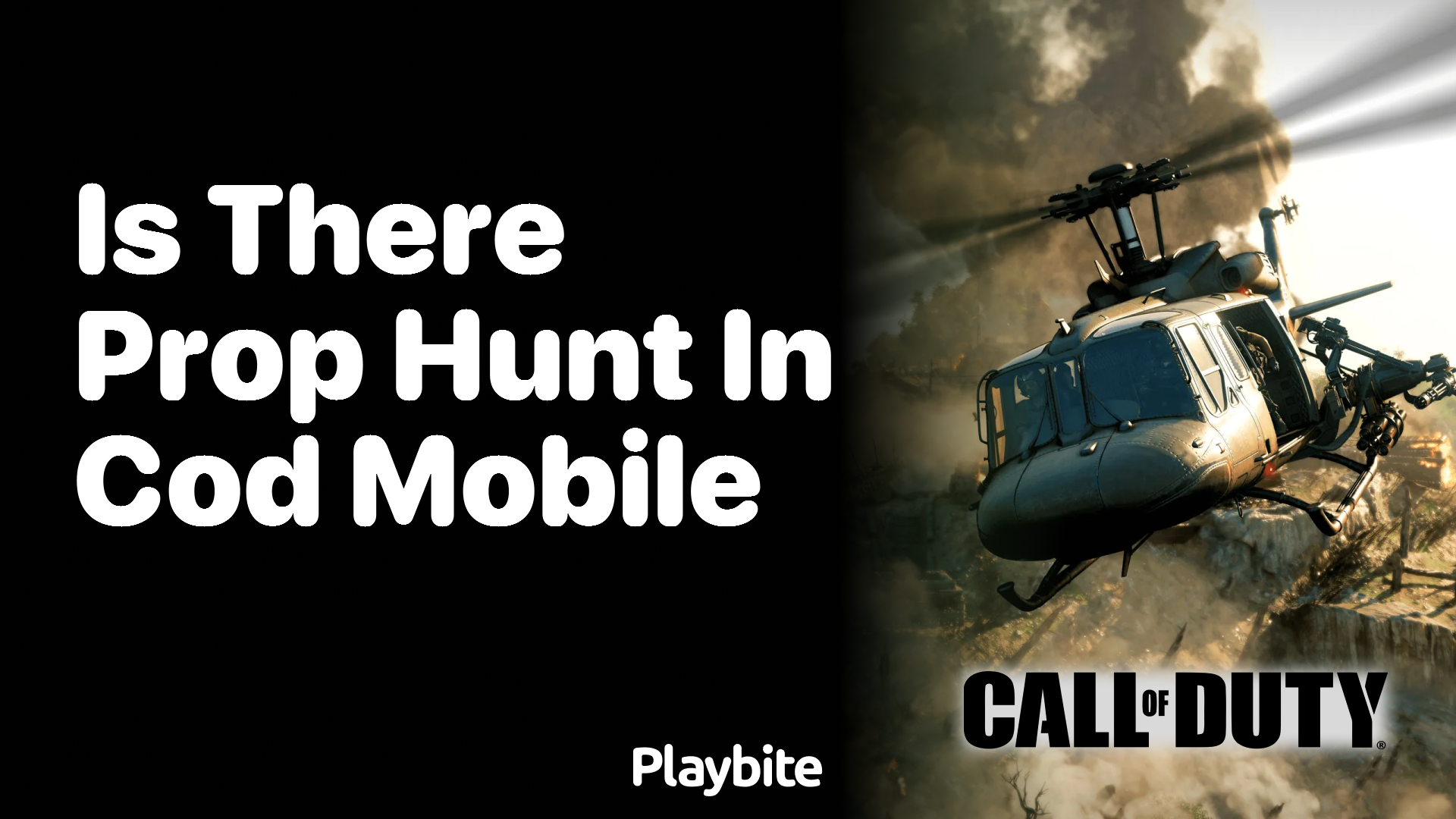 Is There Prop Hunt in COD Mobile? - Playbite