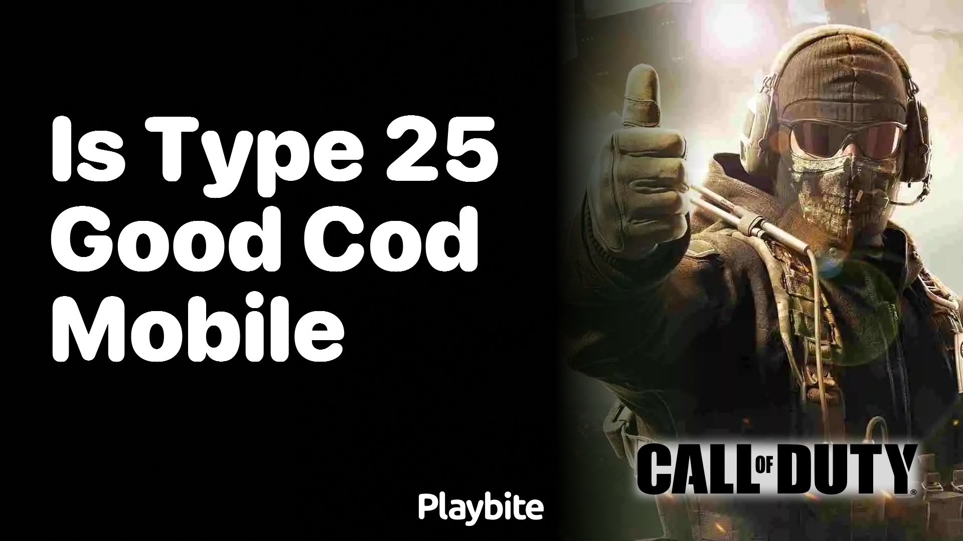 Is the Type 25 Good in COD Mobile? - Playbite