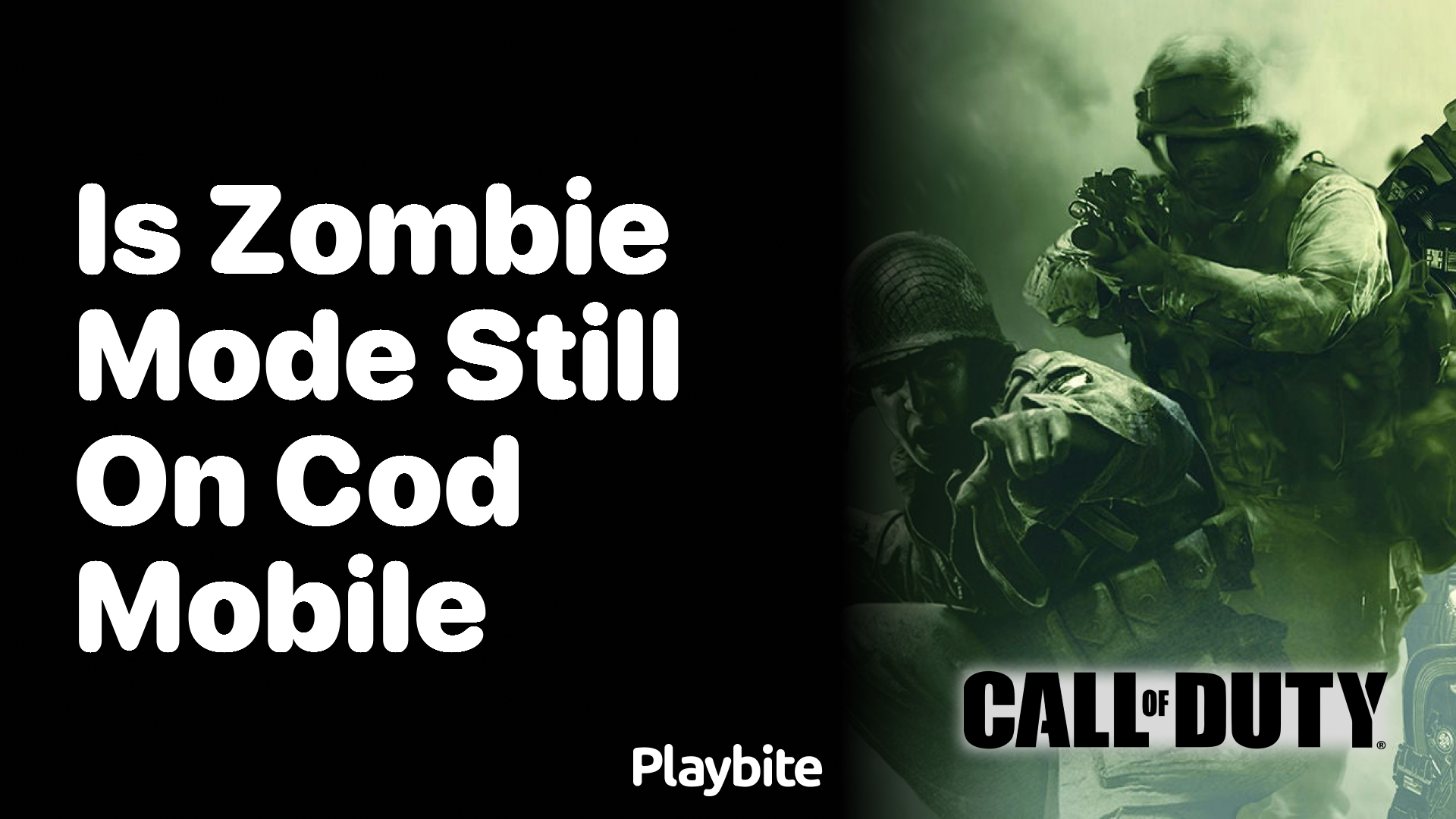 Is Zombie Mode Still on COD Mobile? - Playbite