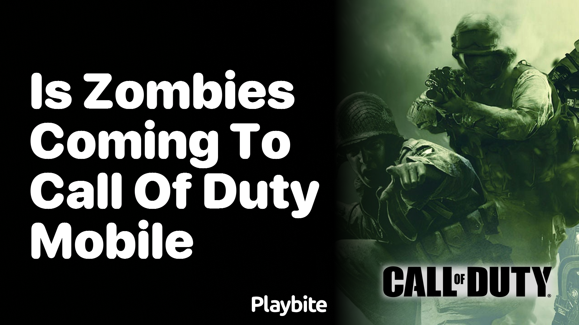 Is Zombies Coming to Call of Duty Mobile? - Playbite
