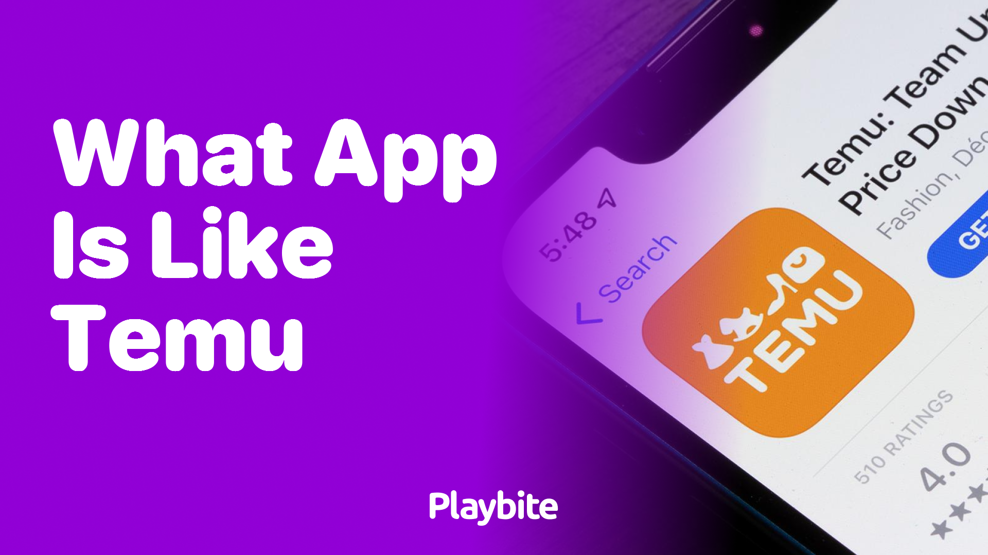 What App is Like Temu? Discover the Answer Here! - Playbite