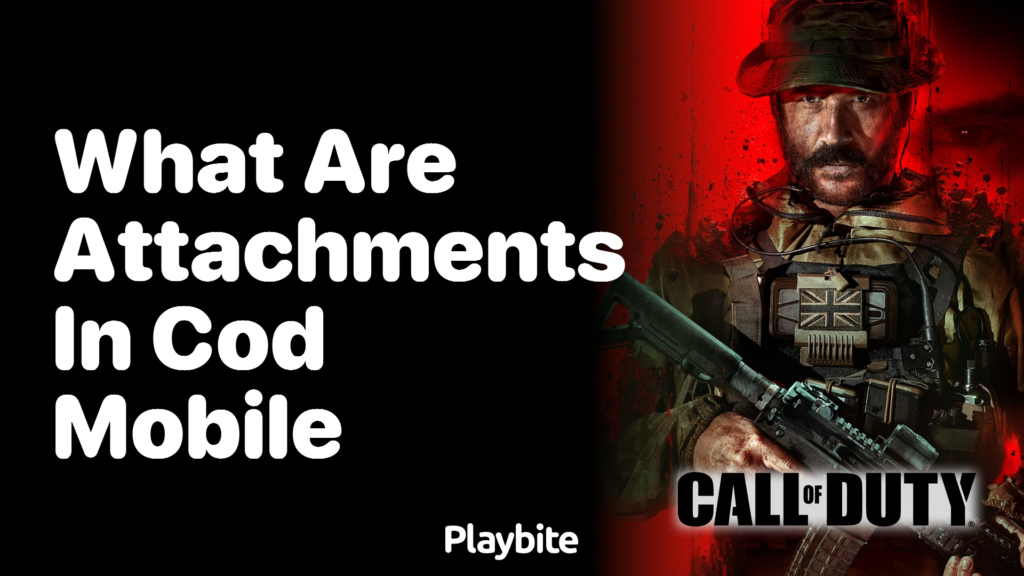 What Are Attachments in COD Mobile? - Playbite