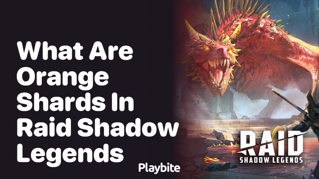 What Are Orange Shards in Raid Shadow Legends? - Playbite