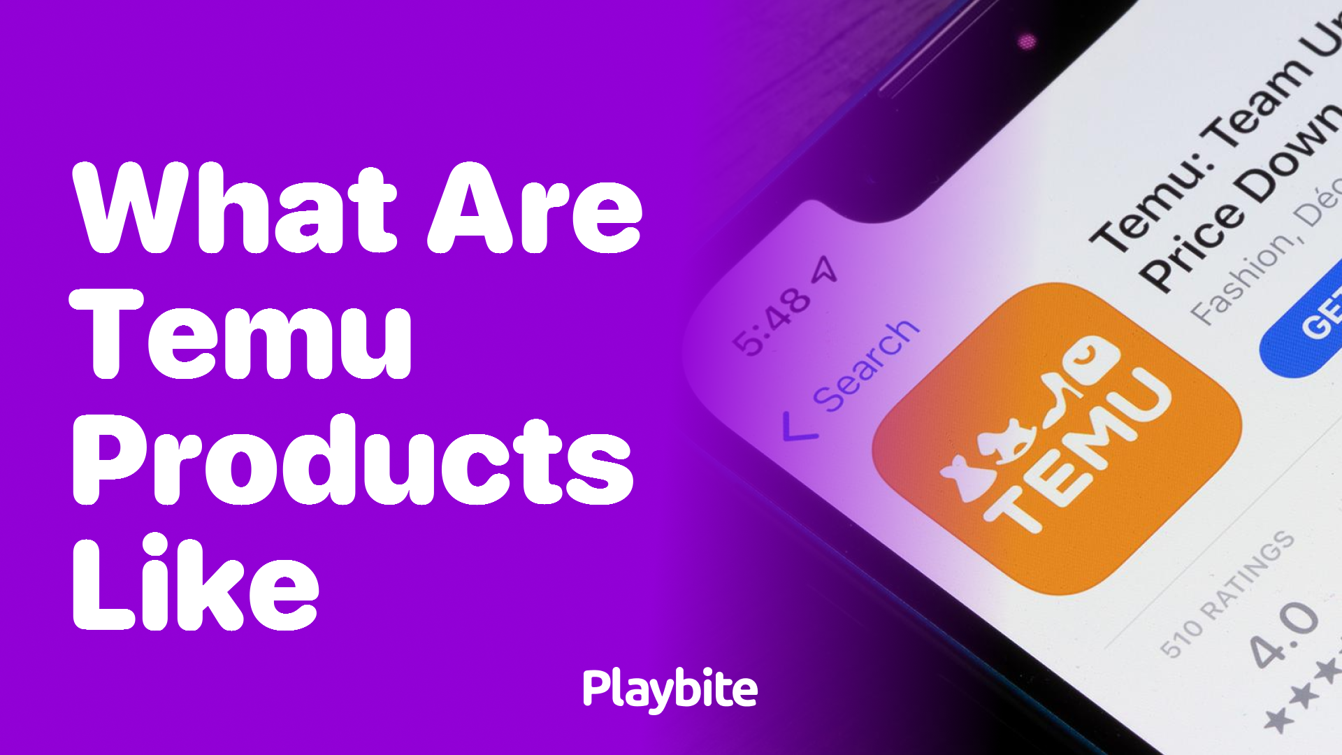 What Are Temu Products Like? Your Go-To Guide! - Playbite