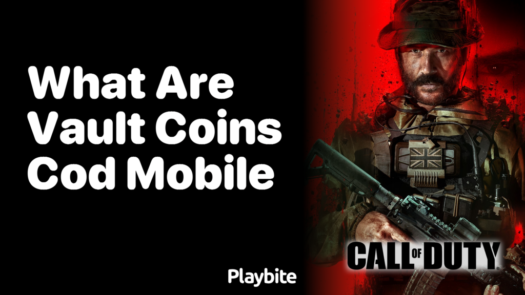 What Are Vault Coins in COD Mobile? - Playbite