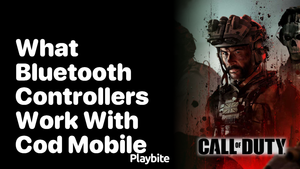 What Bluetooth Controllers Work With COD Mobile? - Playbite