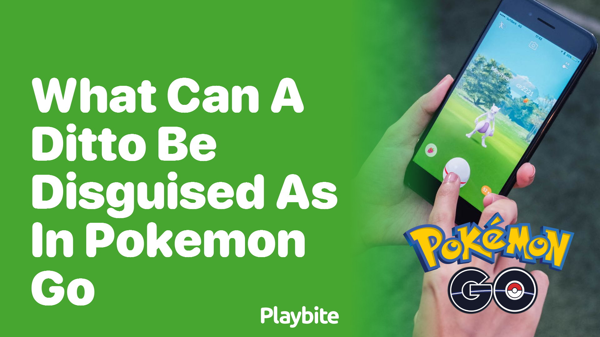 What Can a Ditto Be Disguised As in Pokemon GO? - Playbite