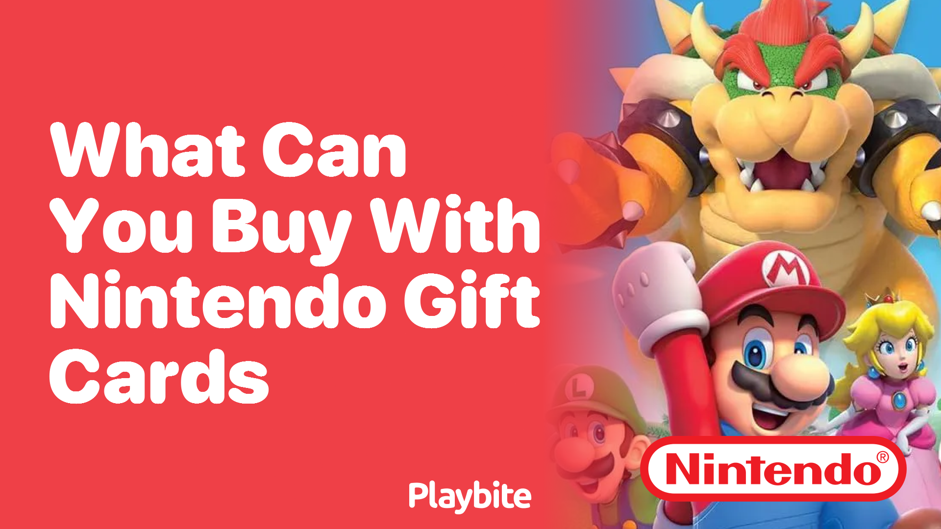 What Can You Buy with Nintendo Gift Cards? - Playbite