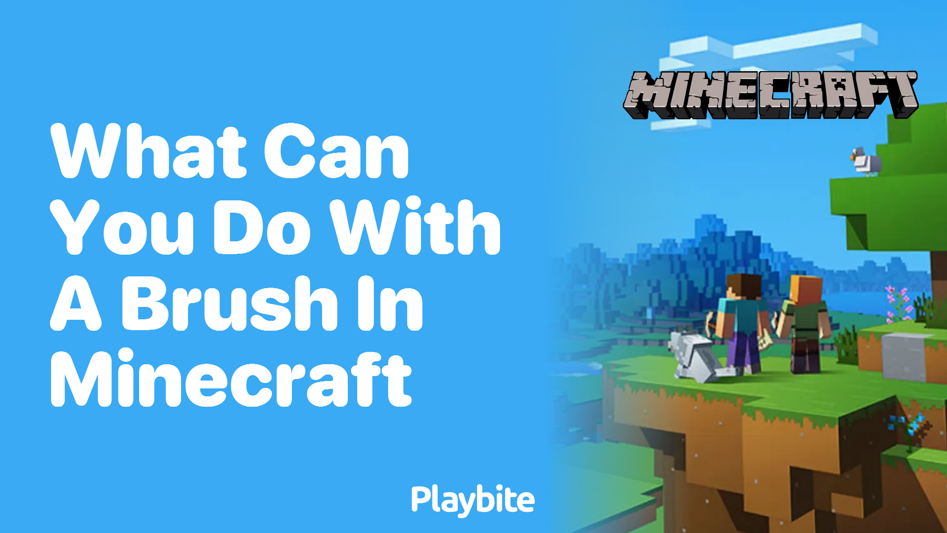 What Can You Do With a Brush in Minecraft? - Playbite