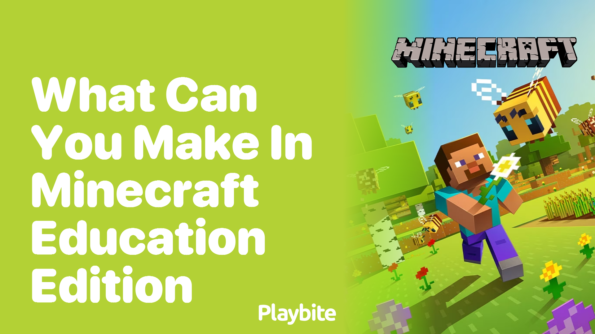 What Can You Make in Minecraft Education Edition? - Playbite