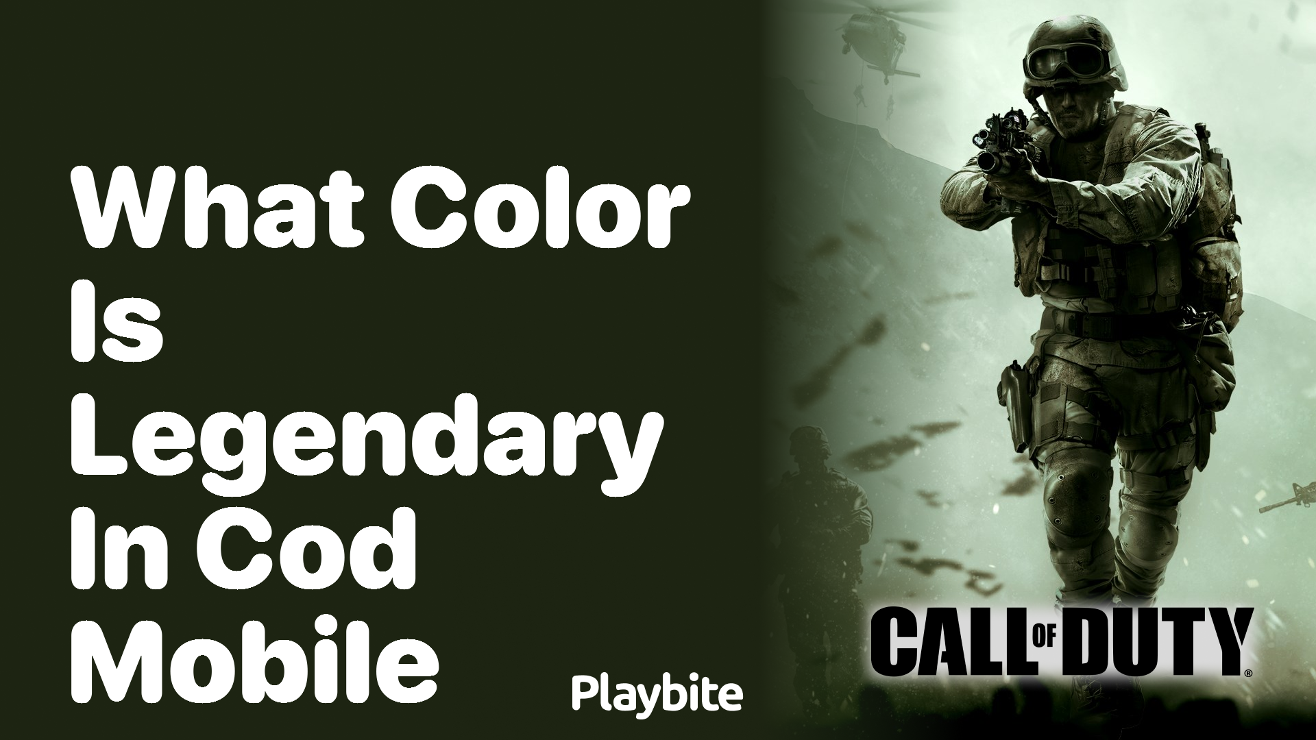 What Color Is Legendary in COD Mobile? - Playbite