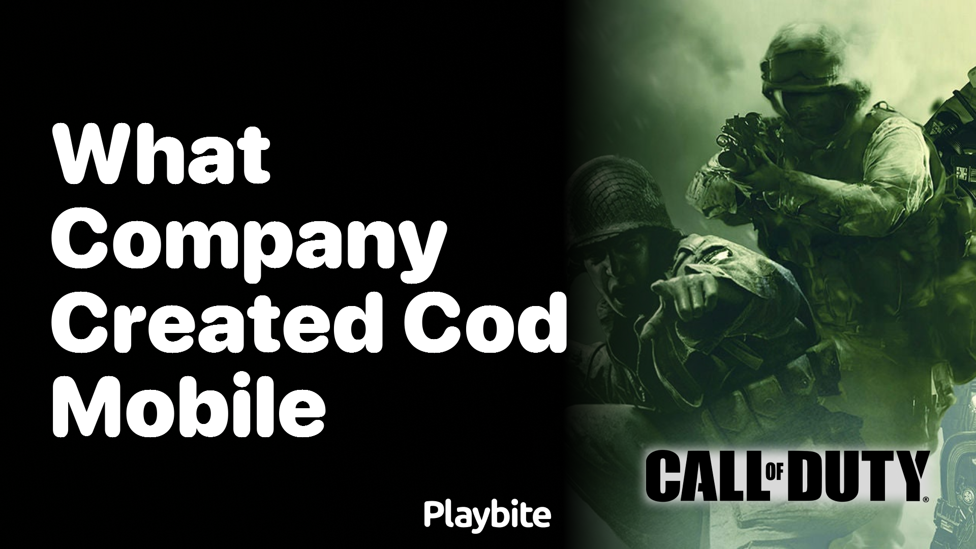 What Company Created COD Mobile? - Playbite