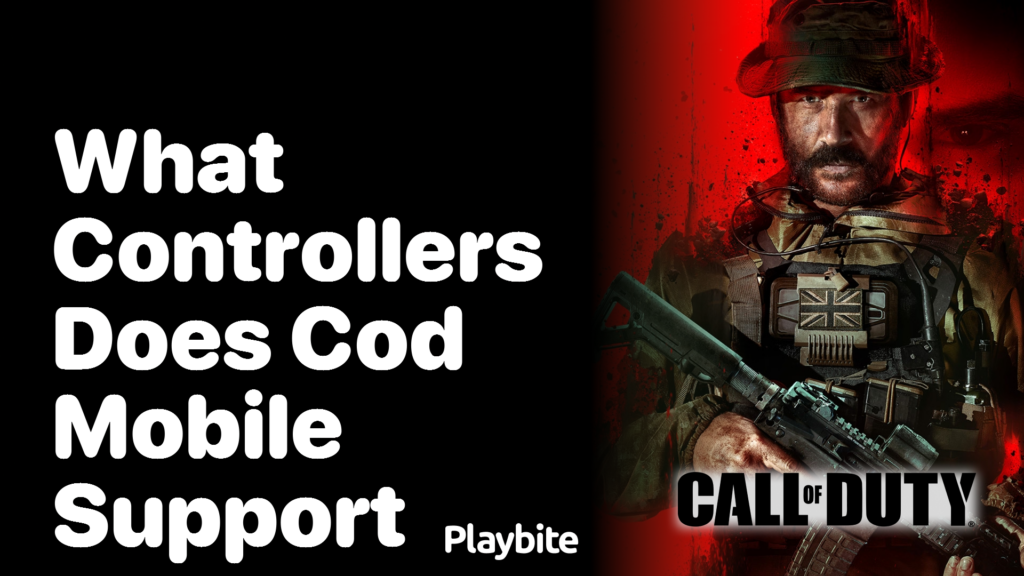 What Controllers Does COD Mobile Support? - Playbite