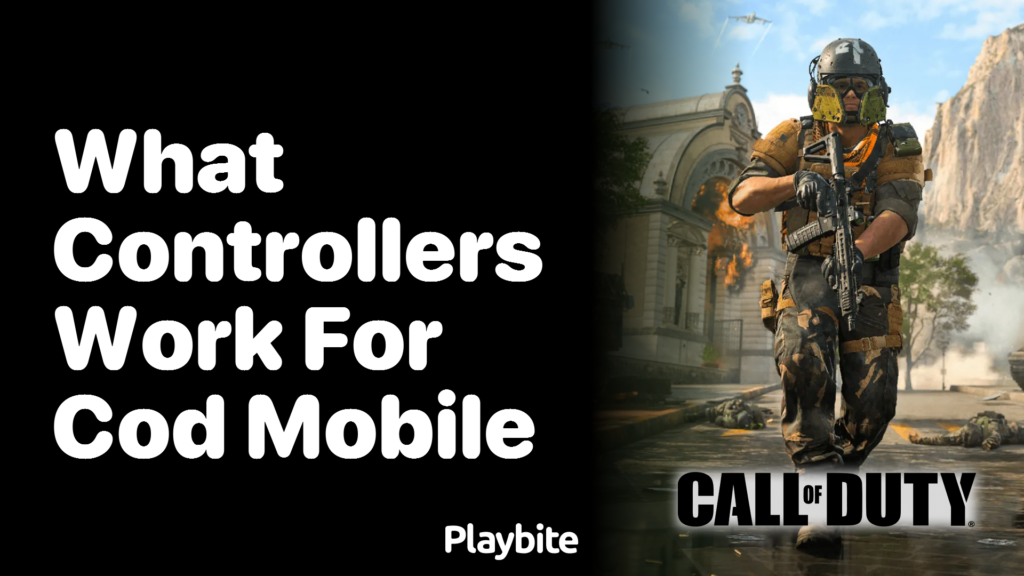 What Controllers Work for COD Mobile? - Playbite
