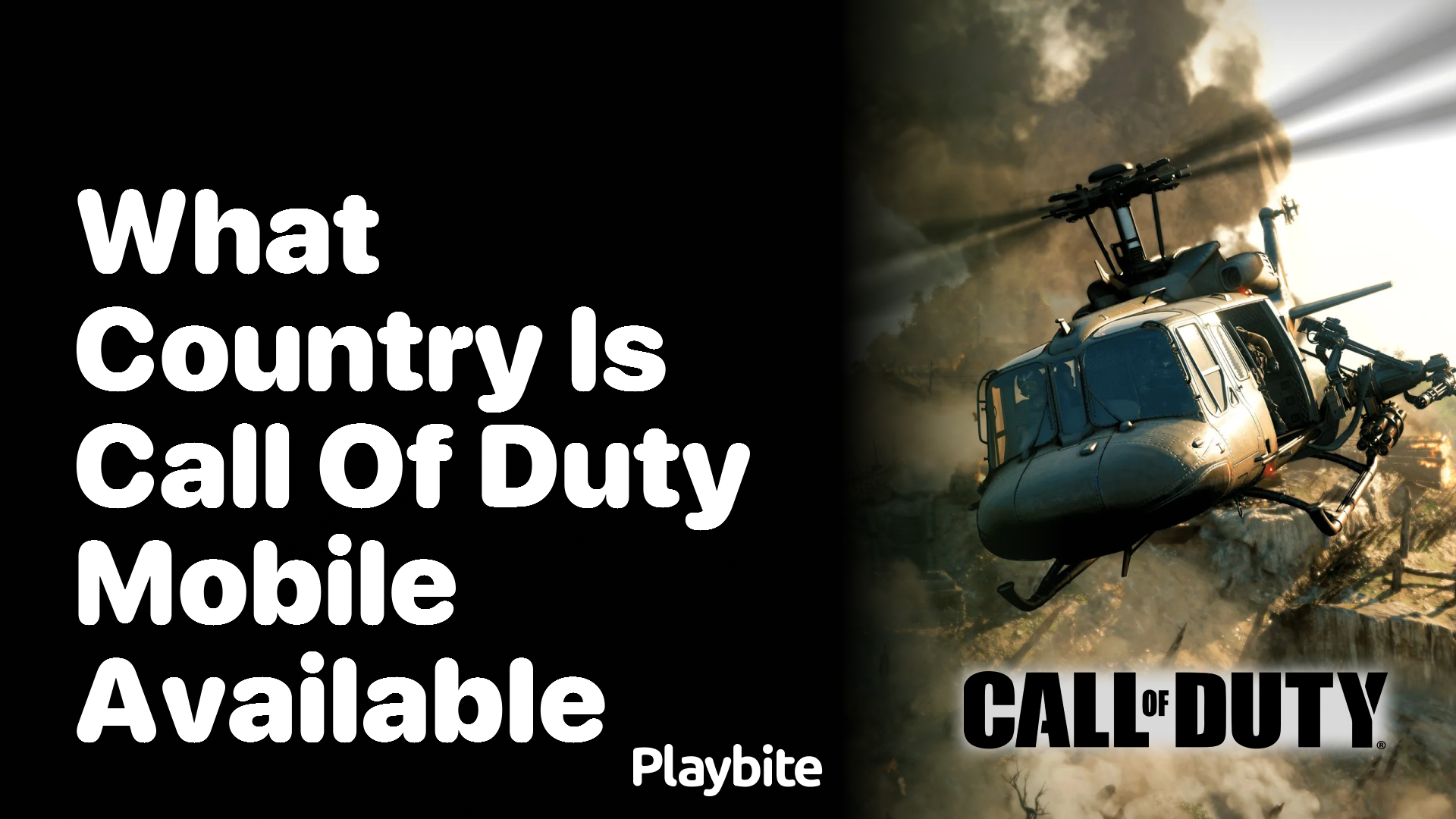 What Countries Can You Play Call of Duty Mobile In? - Playbite