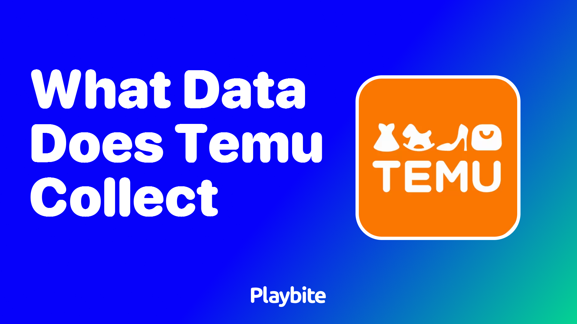 What Data Does Temu Collect? Unwrapping the Facts - Playbite