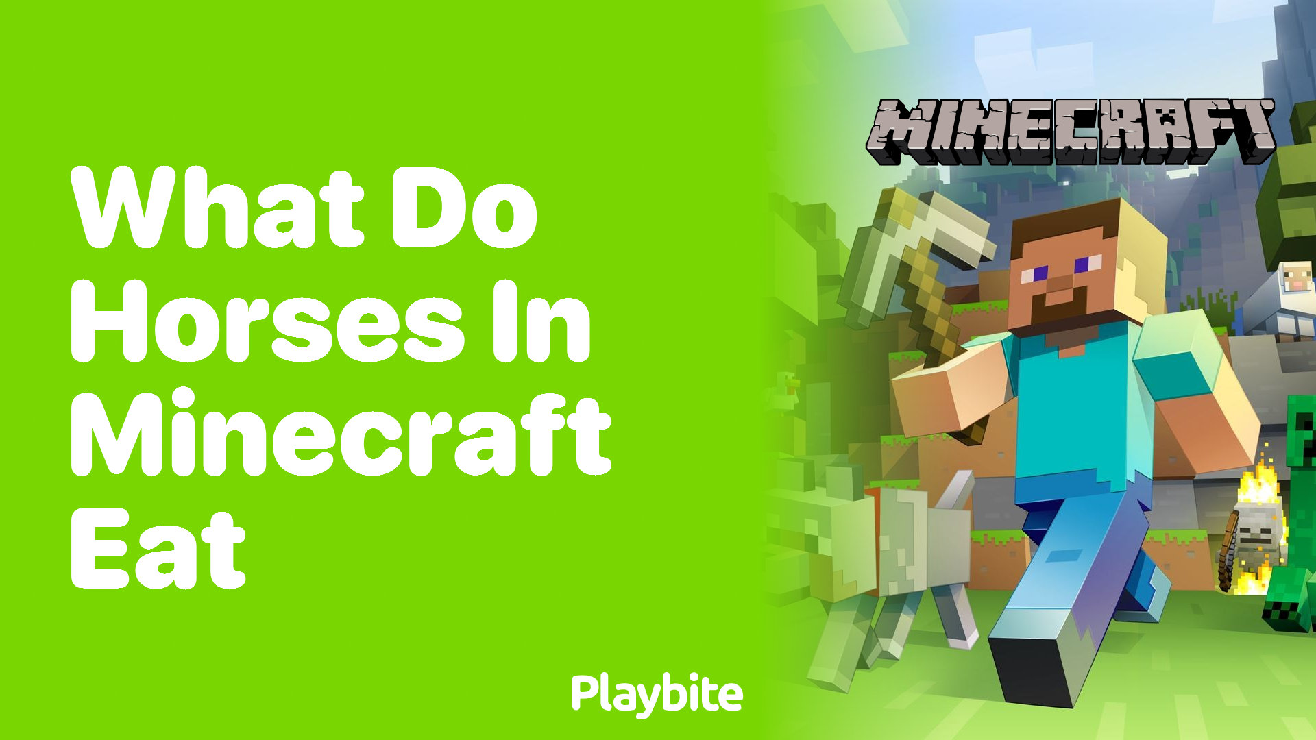 What Do Horses in Minecraft Eat? Discover Their Favorites - Playbite
