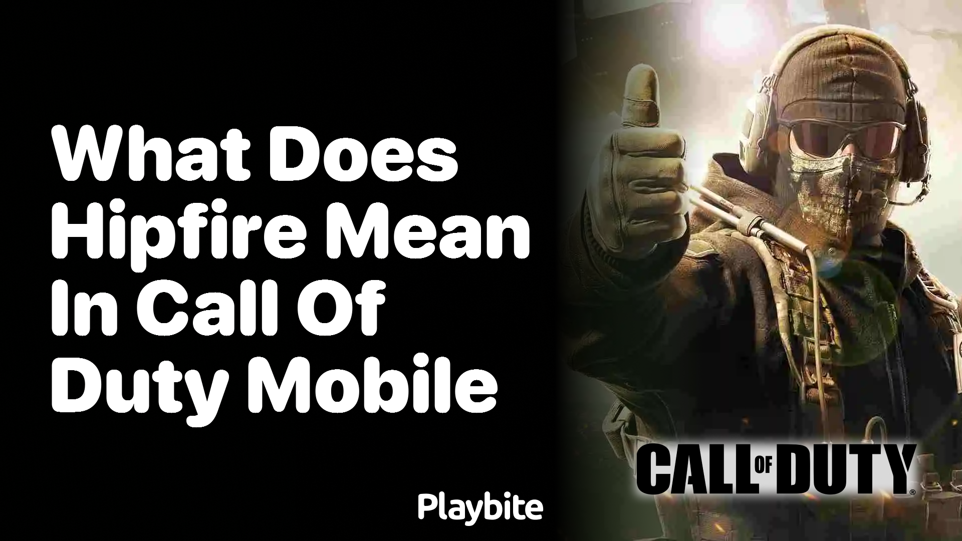 What Does Hipfire Mean in Call of Duty Mobile? - Playbite