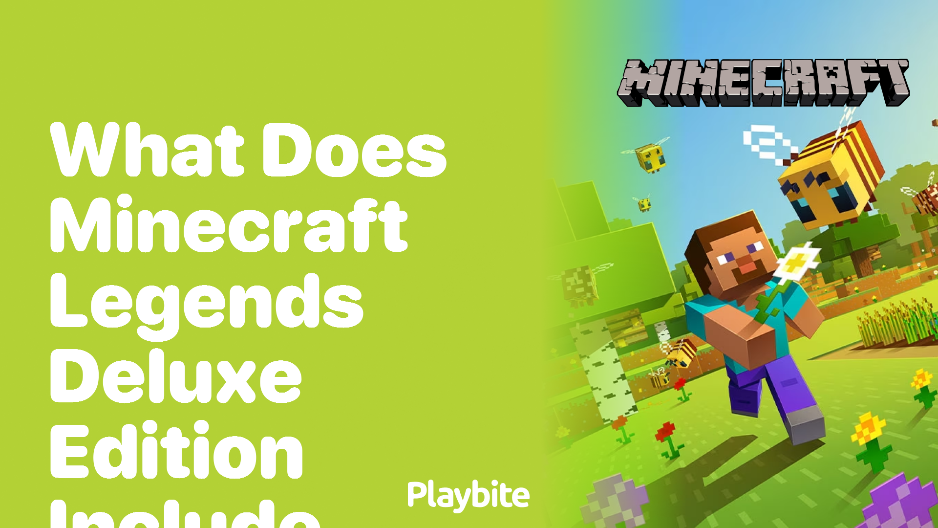 What Does Minecraft Legends Deluxe Edition Include? - Playbite