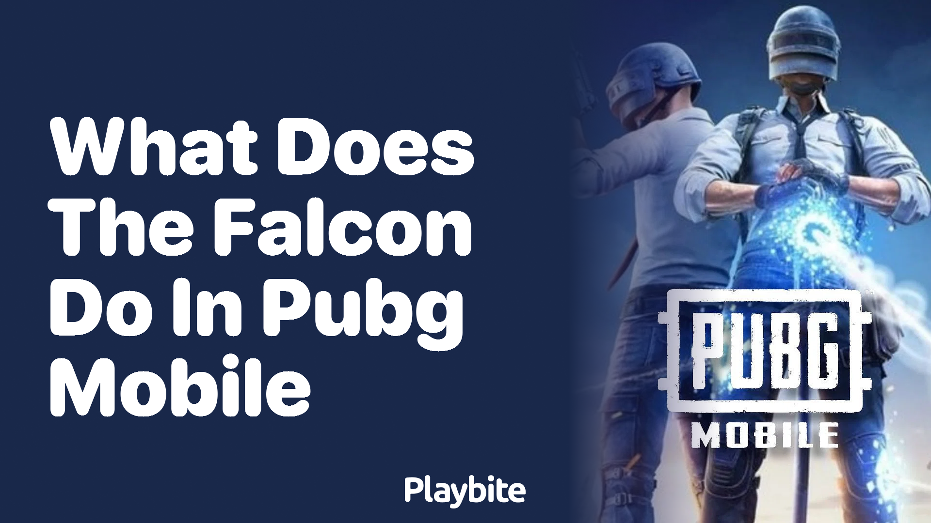 What Does the Falcon Do in PUBG Mobile? - Playbite