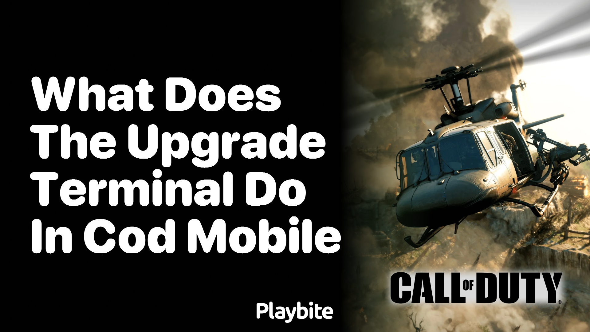 What Does the Upgrade Terminal Do in COD Mobile? - Playbite