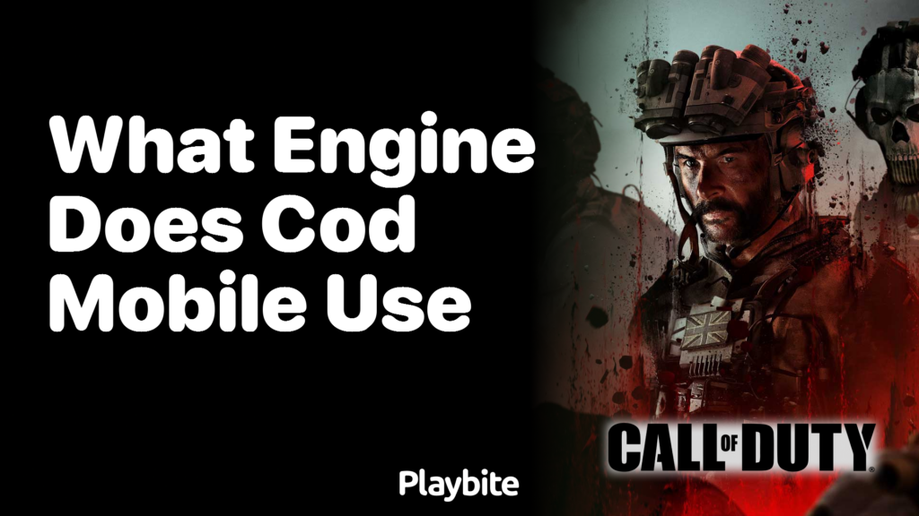 What Engine Powers Call of Duty Mobile? - Playbite
