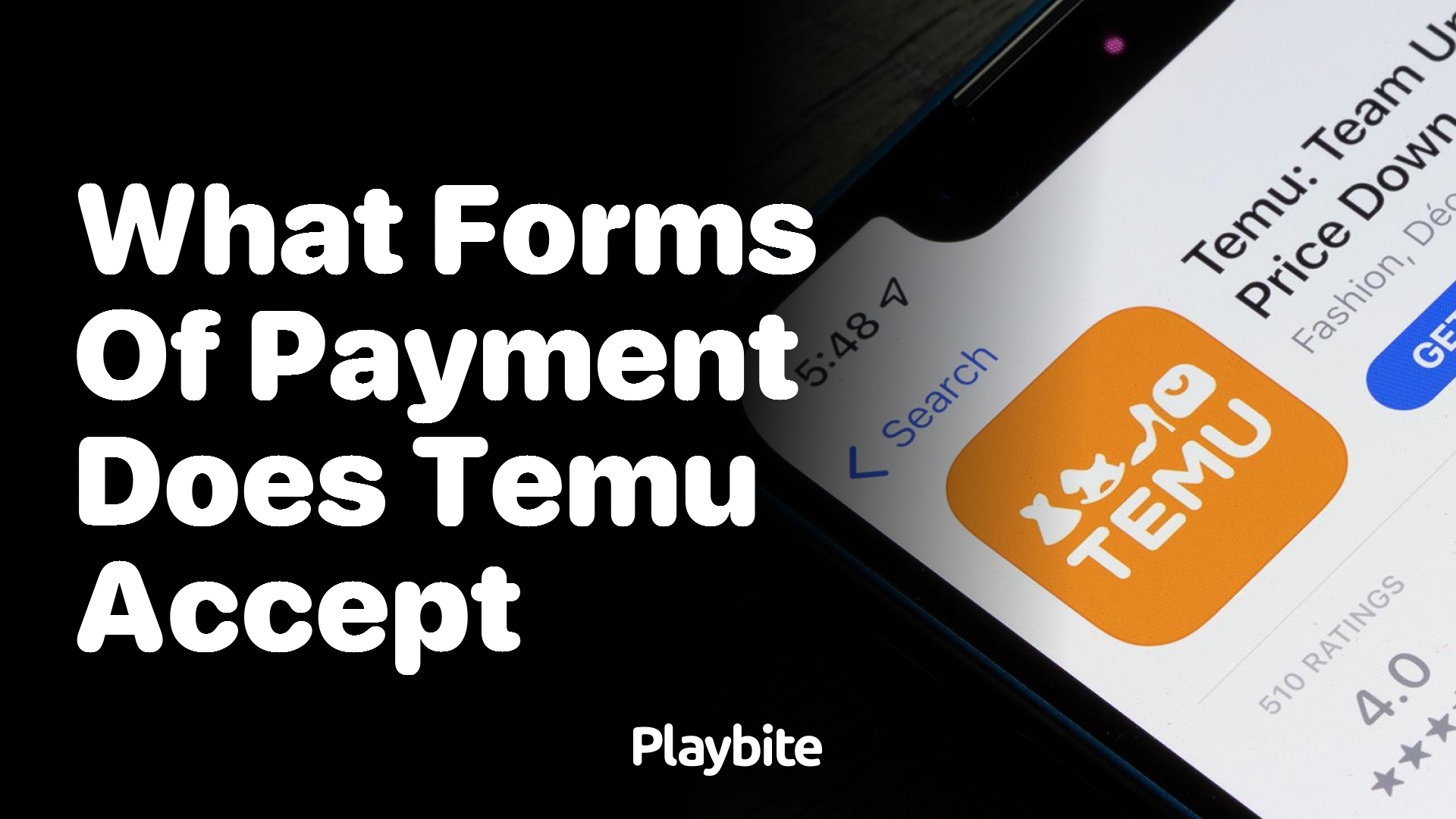 What Forms of Payment Does Temu Accept? Find Out Here! - Playbite