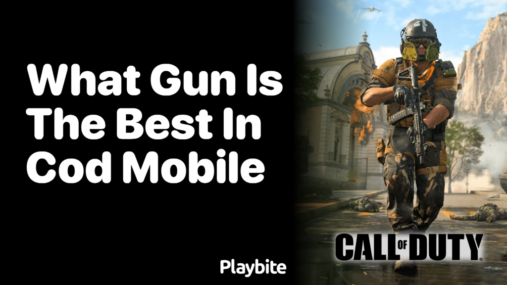 What Gun Tops the Charts in COD Mobile? - Playbite