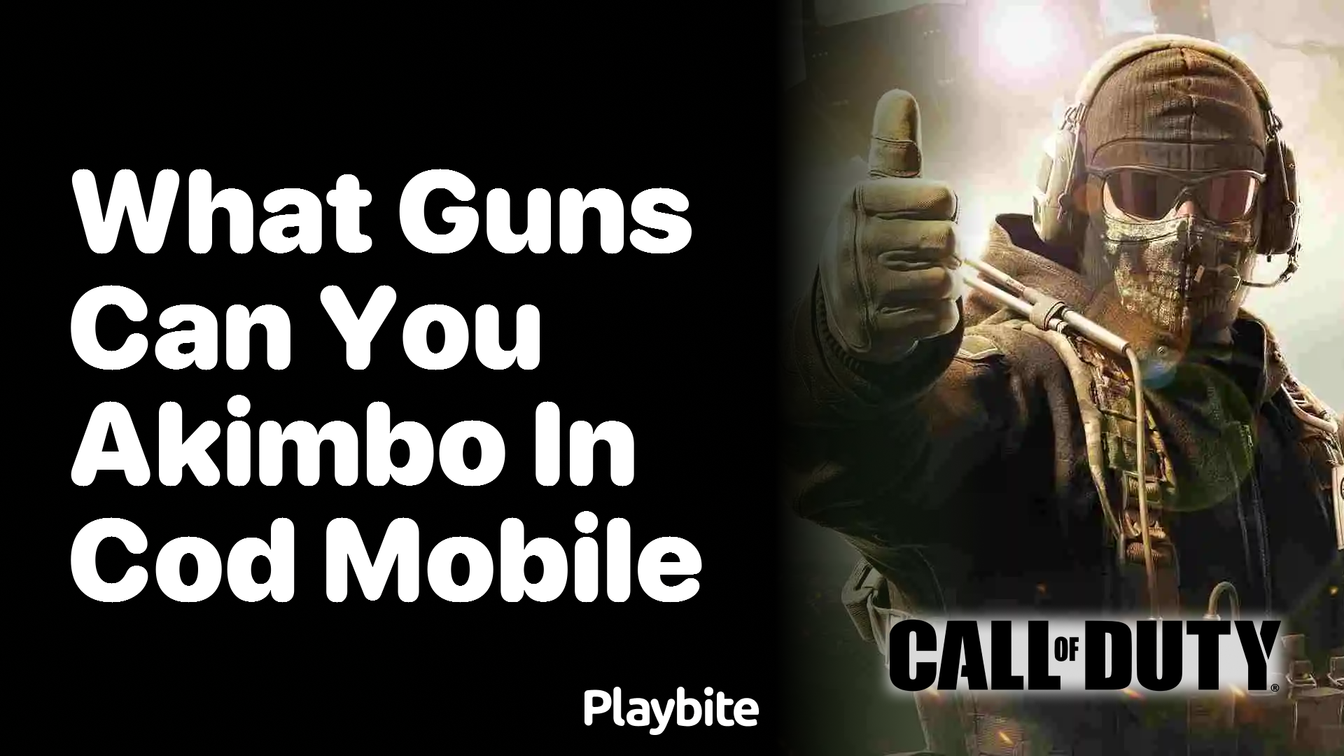What Guns Can You Akimbo in COD Mobile? - Playbite