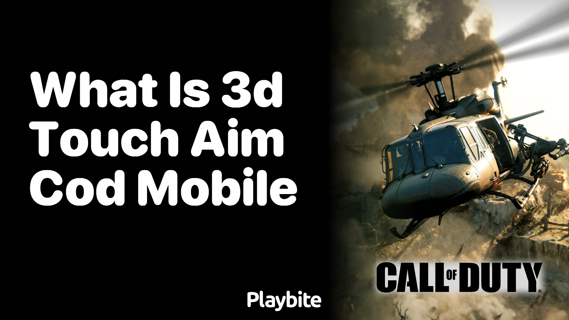 What Is 3D Touch Aim in COD Mobile? - Playbite