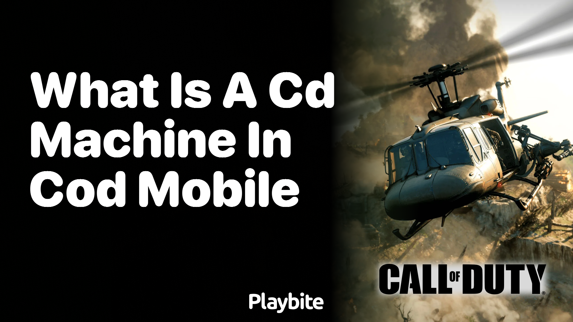 What is a CD Machine in CoD Mobile? - Playbite