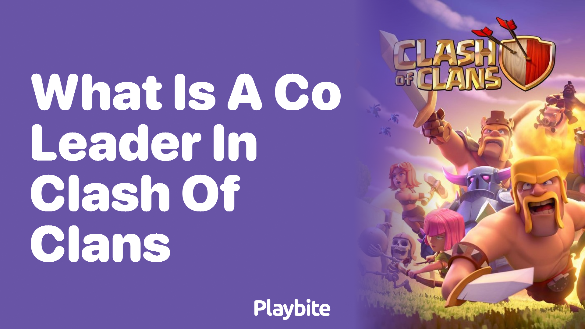 What is a Co-Leader in Clash of Clans? - Playbite