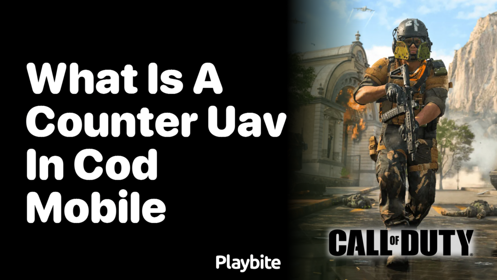 What Is a Counter UAV in COD Mobile? - Playbite