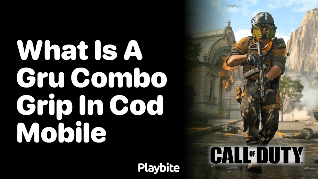 What Is a GRU Combo Grip in COD Mobile? - Playbite