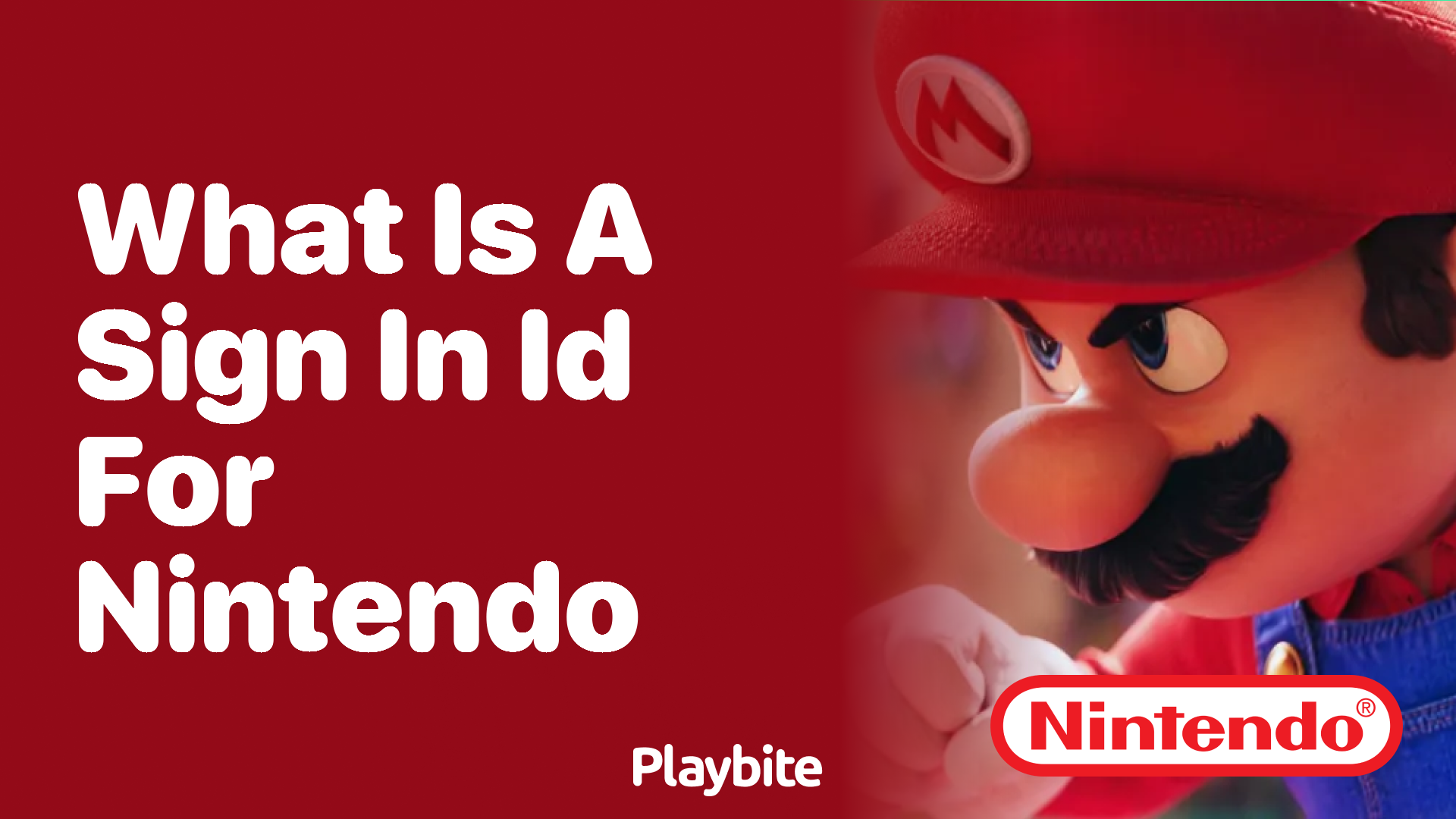 What Is a Sign-In ID for Nintendo? - Playbite