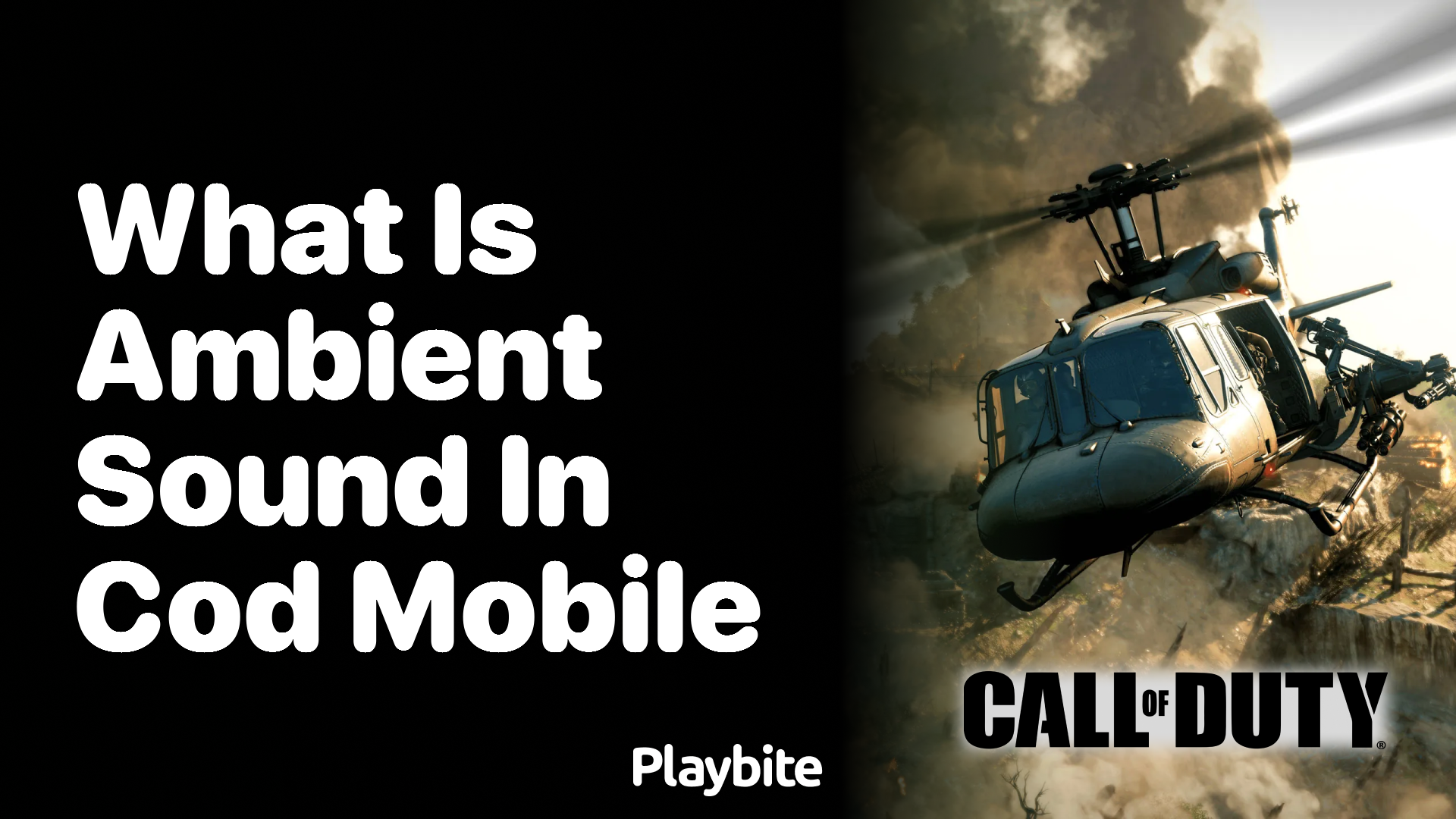 What Is Ambient Sound in COD Mobile? - Playbite
