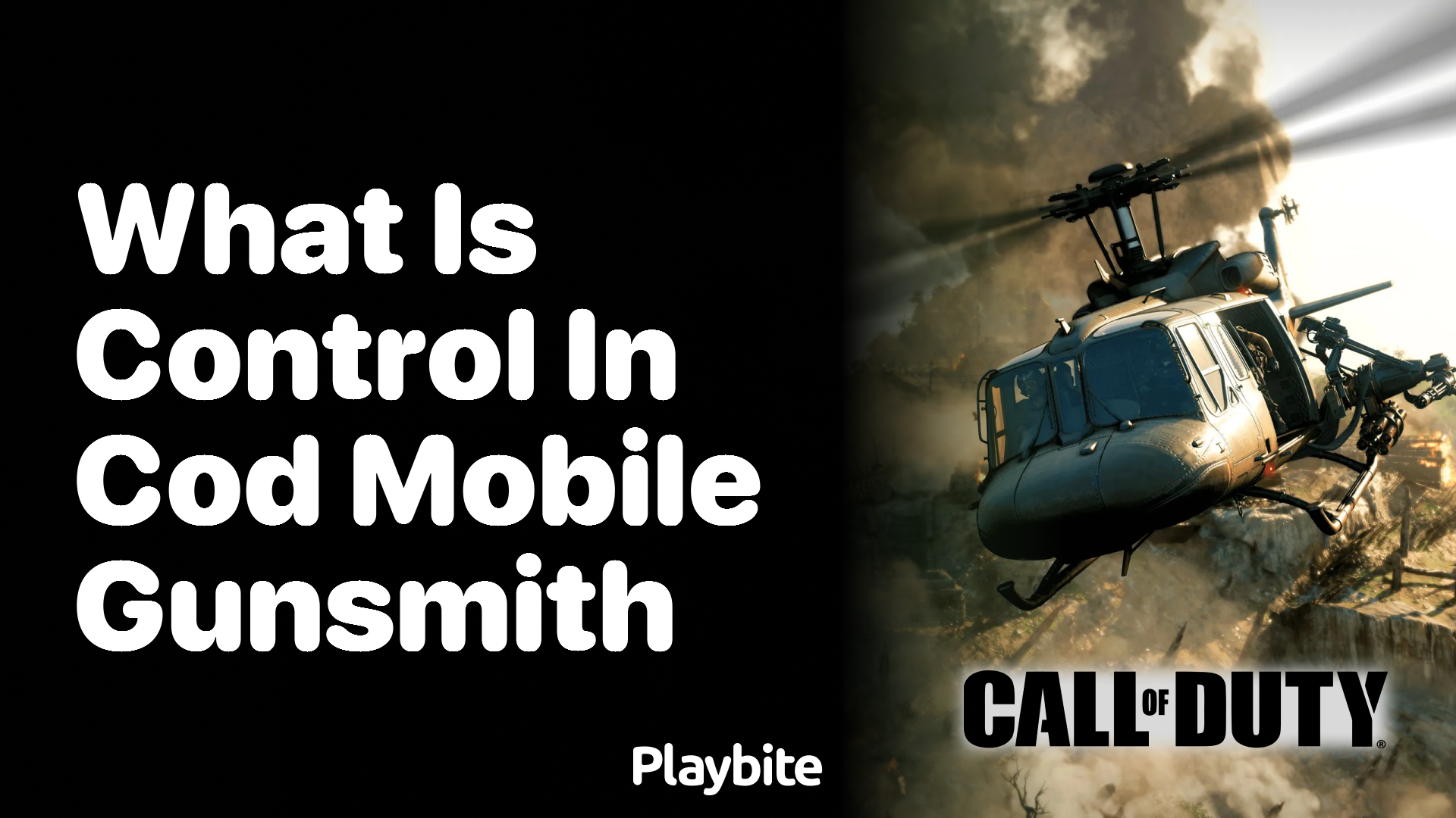 What is Control in COD Mobile Gunsmith? - Playbite