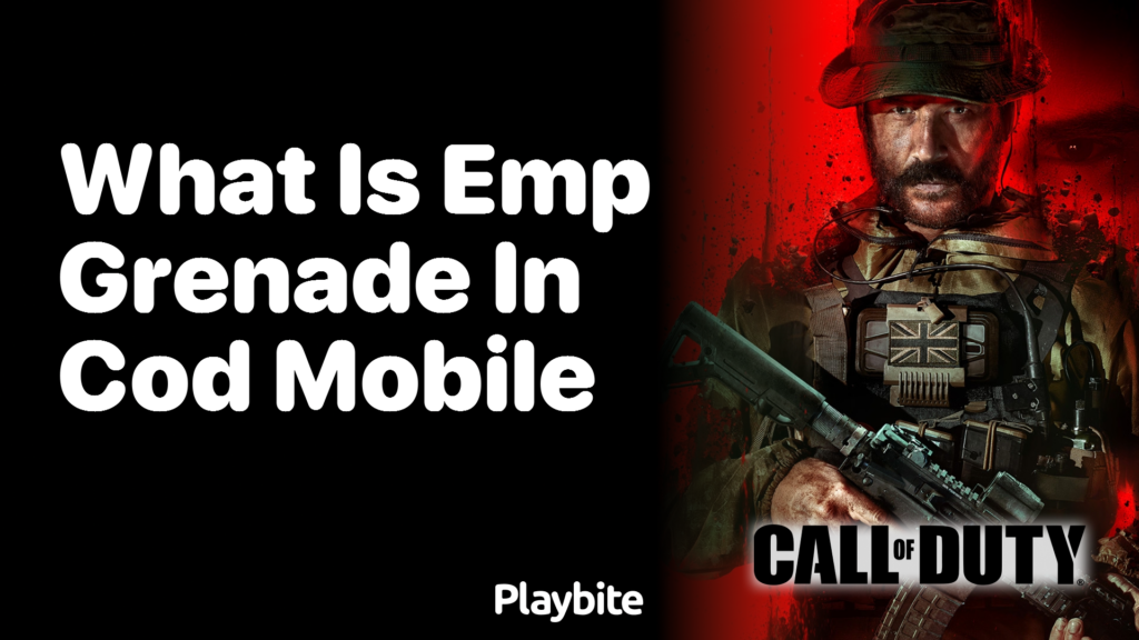 What Is an EMP Grenade in COD Mobile? - Playbite