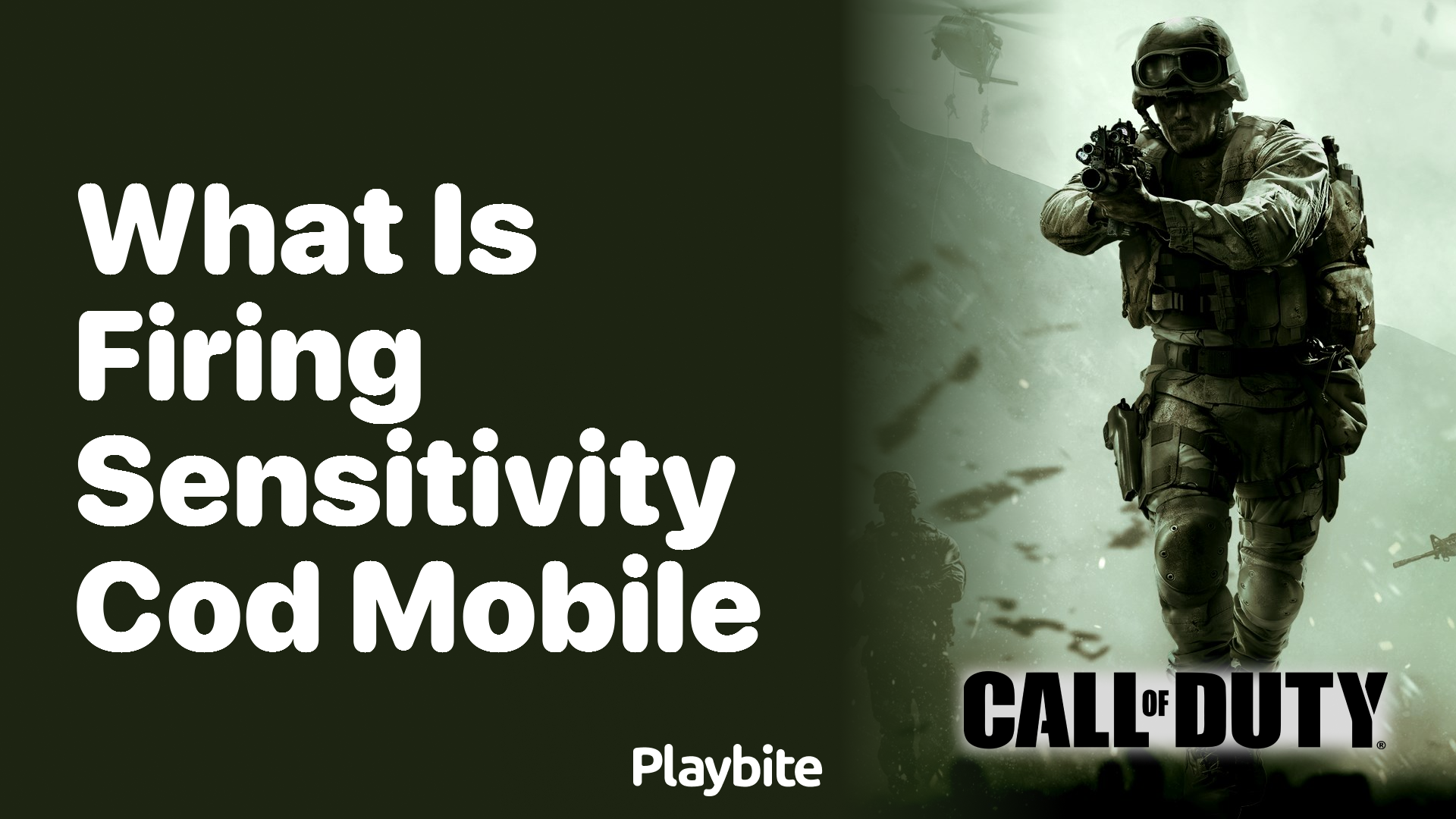 Understanding Firing Sensitivity In Cod Mobile Playbite