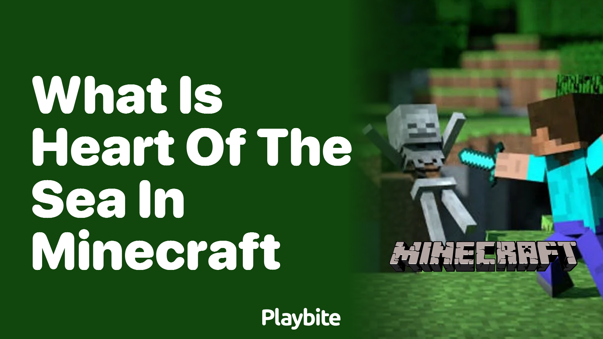 What is Heart of the Sea in Minecraft? - Playbite