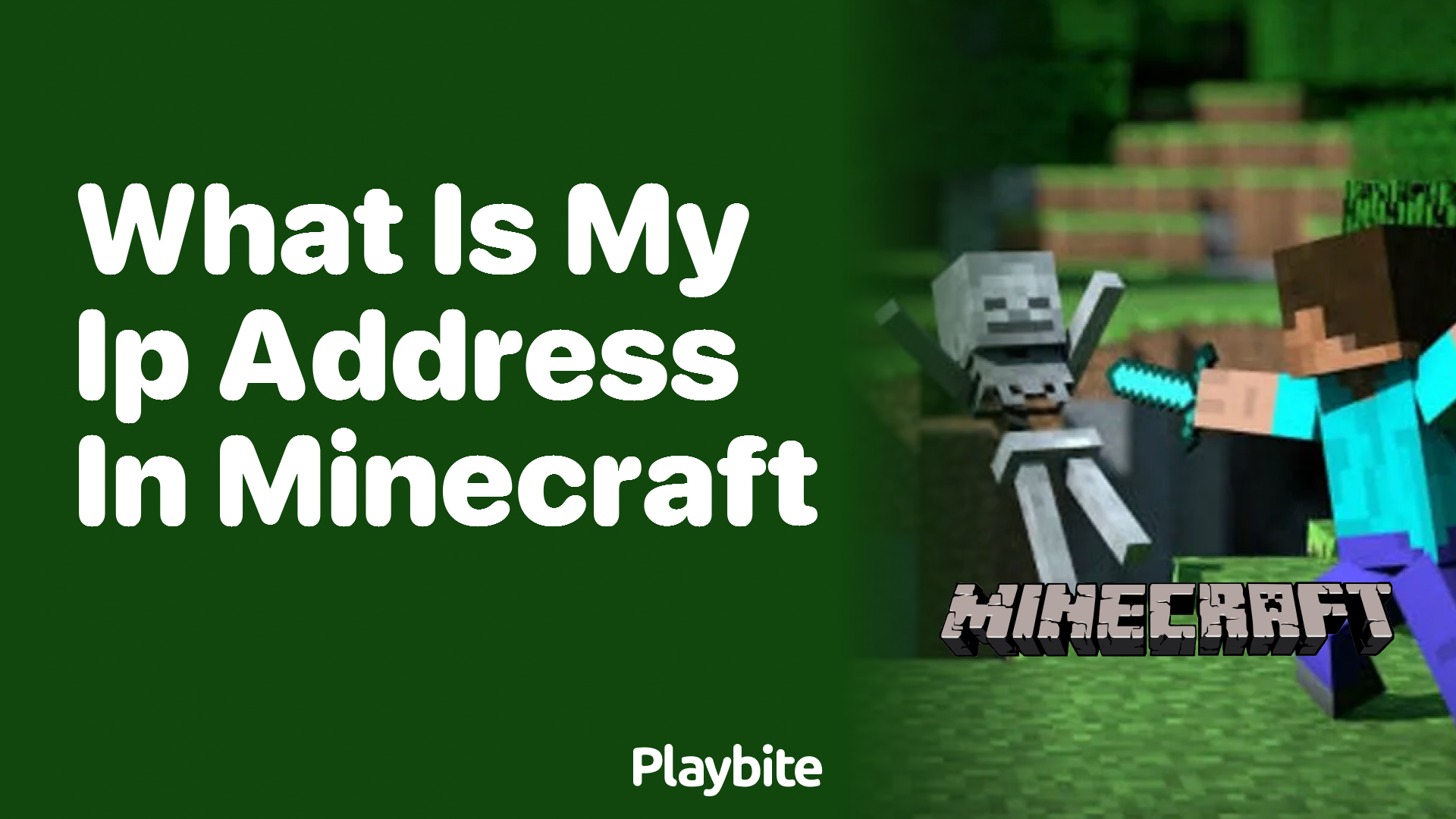 What Is My IP Address in Minecraft? Discovering Your Digital Location ...