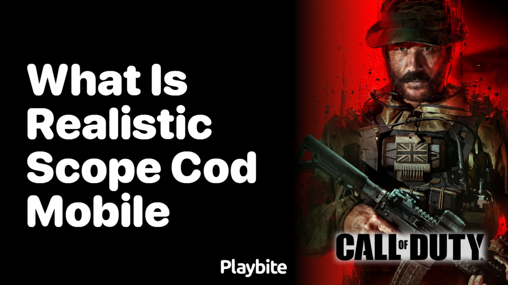 What is Realistic Mode in COD Mobile? - Playbite