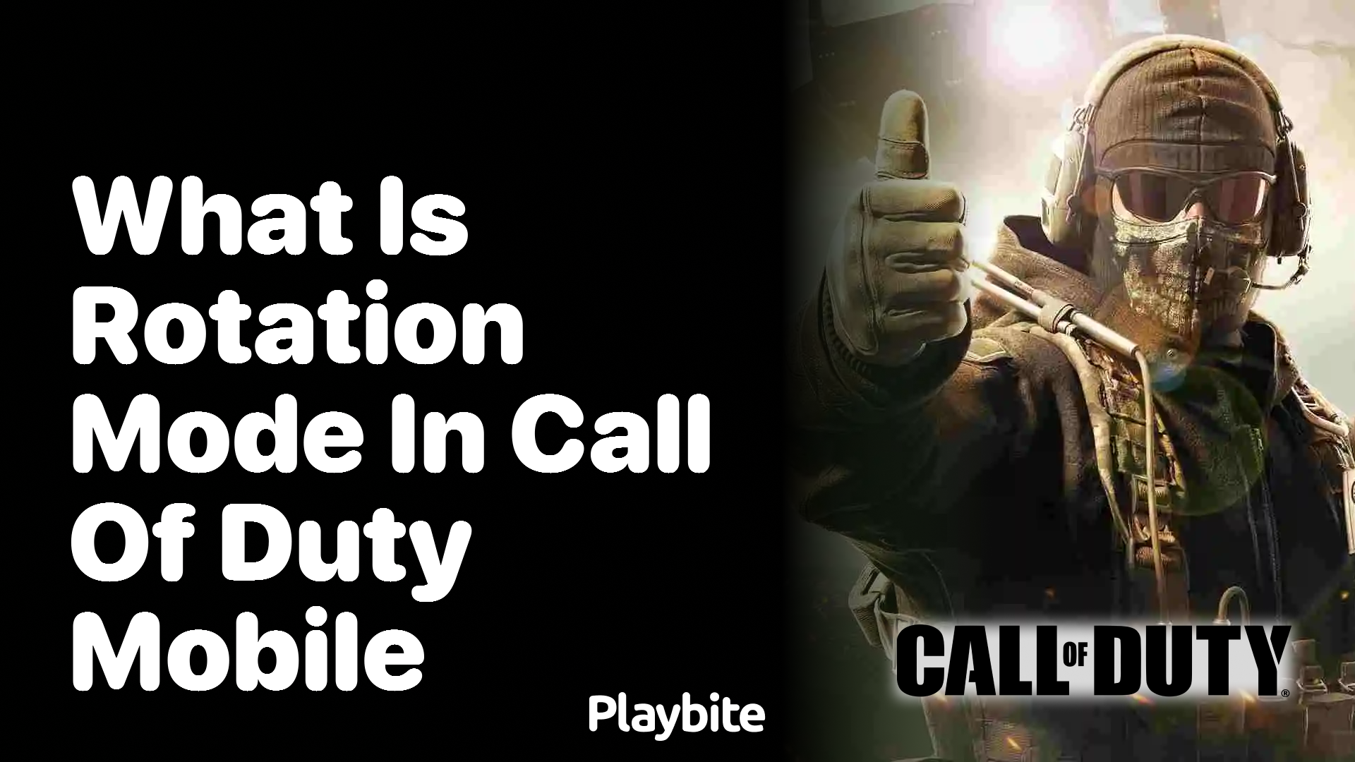 What Is Rotation Mode In Call Of Duty Mobile Playbite