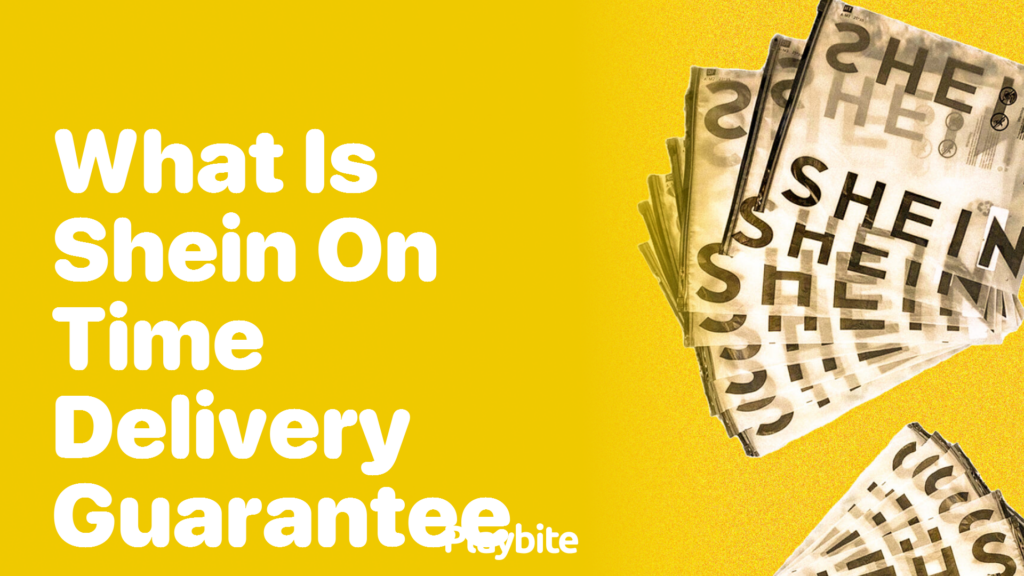 Exploring SHEIN's On-Time Delivery Guarantee: What It Means for You ...