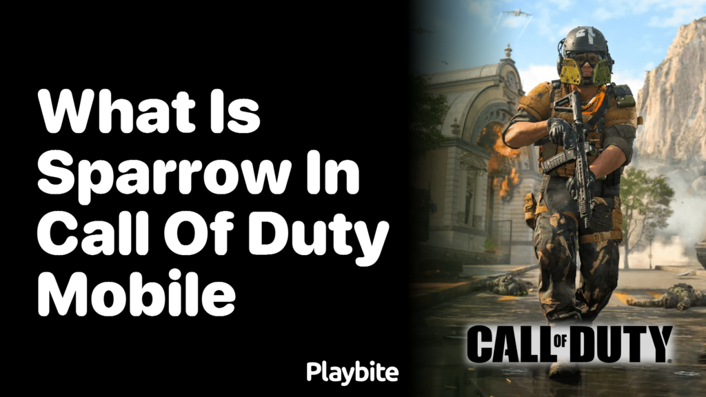 What is Sparrow in Call of Duty Mobile? - Playbite