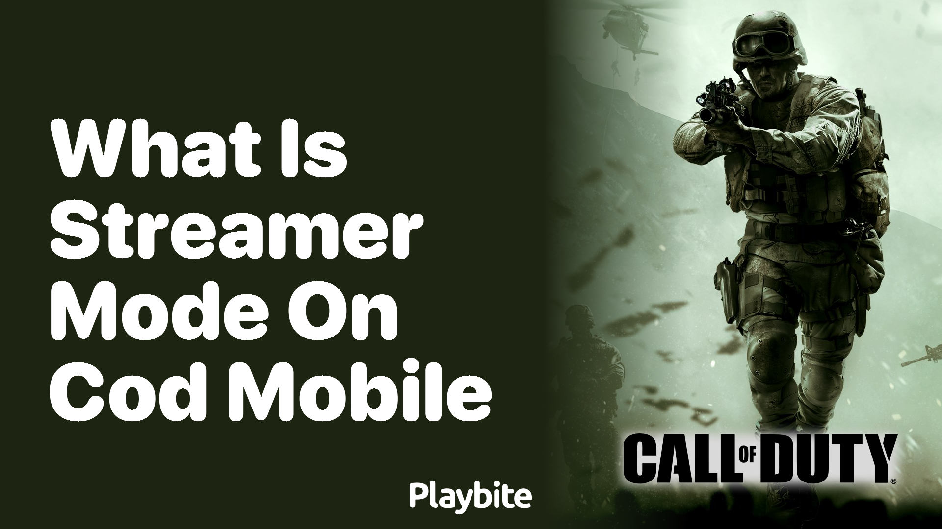 What Is Streamer Mode On Cod Mobile Playbite