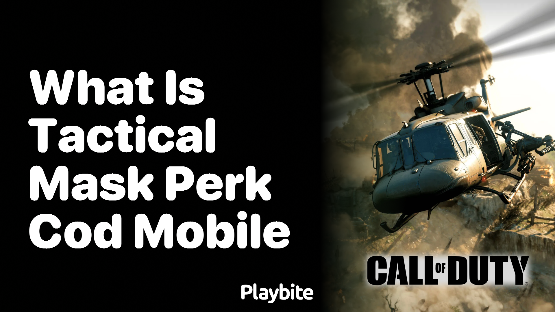 What Is the Tactical Mask Perk in COD Mobile? - Playbite